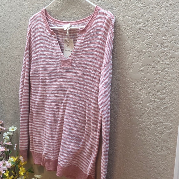 Hem & Thread | Sweaters | Hem Thread Striped Knit Sweater | Poshmark